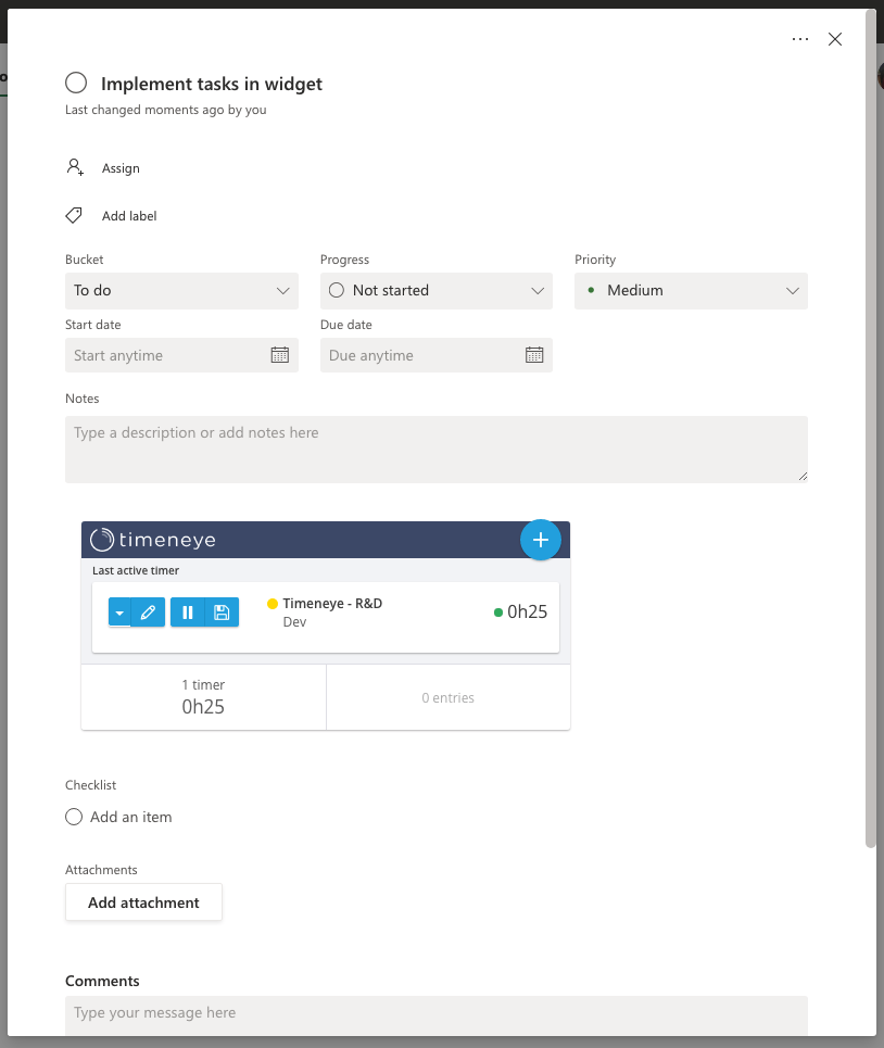 Easily Track Time In Microsoft Planner - Timeneye Blog
