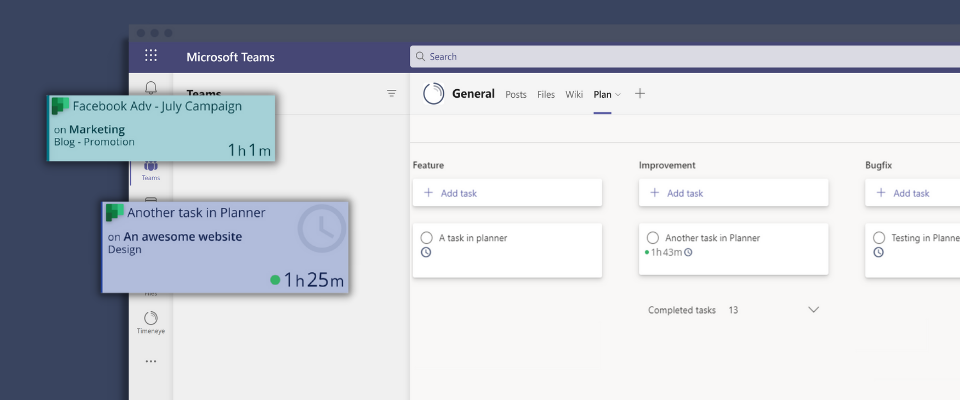 How to Track time in Microsoft Planner and Microsoft Teams
