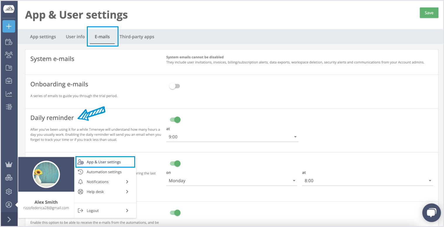 Timeneye Quick Start Guide - User Edition